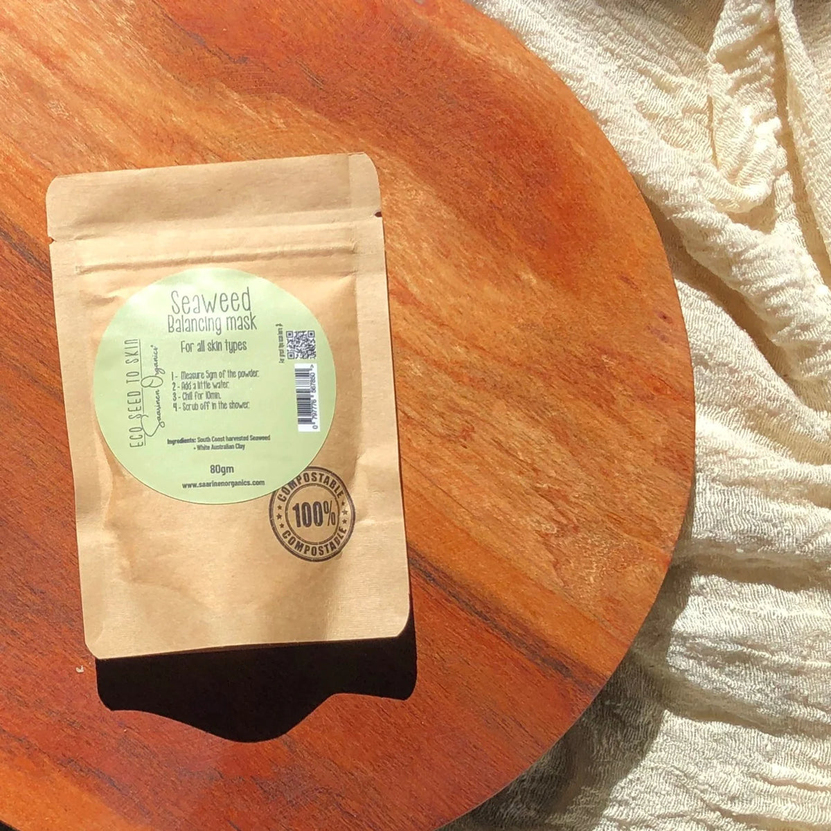 SEAWEED CLAY MASK Award winning eco skin care solutions